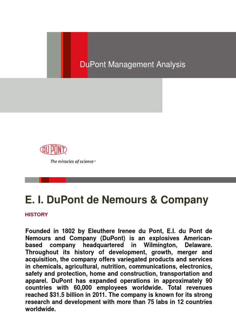 DuPont Strategic Analysis | Download Free PDF | Du Pont | Strategic ...