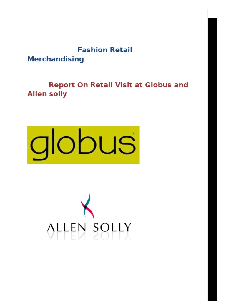Fashion Retail Merchandising Retail Visit Report | PDF | Merchandising ...