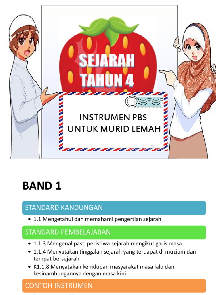 Instrumen PBS Sejarah Tahun 4 | PDF