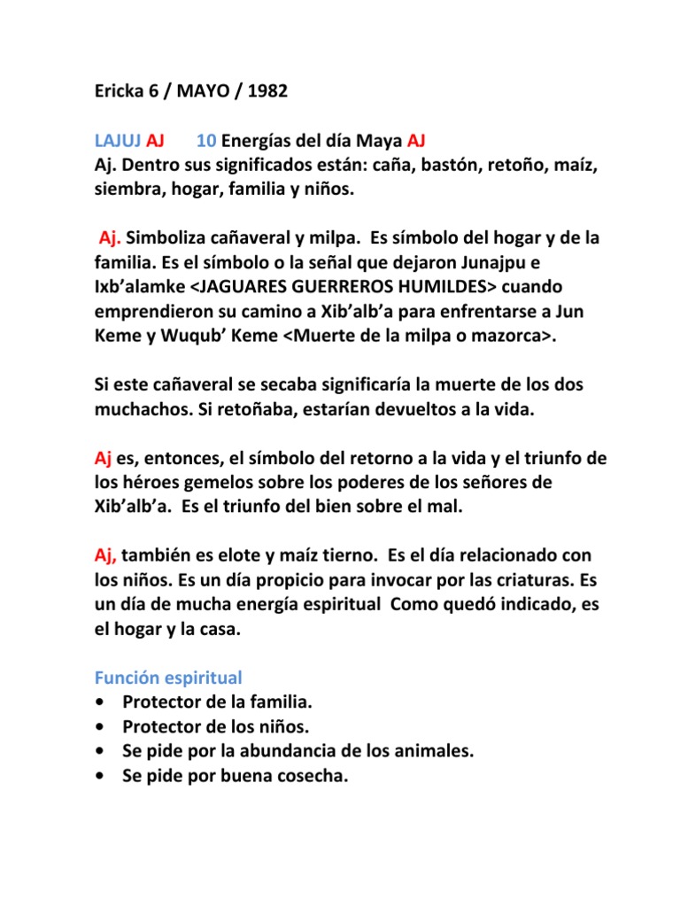 Ericka Jaguar MAYA | PDF | Cocina, comidas y vino