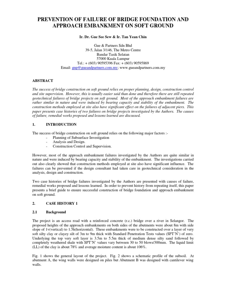 Bridge Foundation Failure Prevention Guide | PDF | Soil Mechanics ...