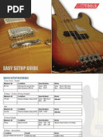 Fender Setup Guide | PDF | Guitars | Bass Guitar