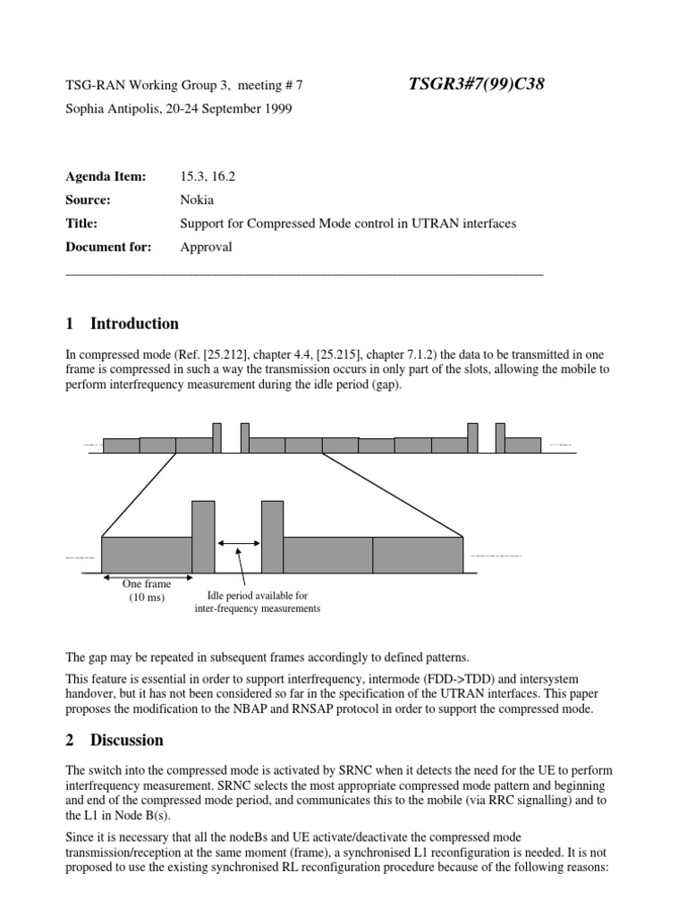 Nbap Comprs Mode | PDF | Duplex (Telecommunications) | Communications ...