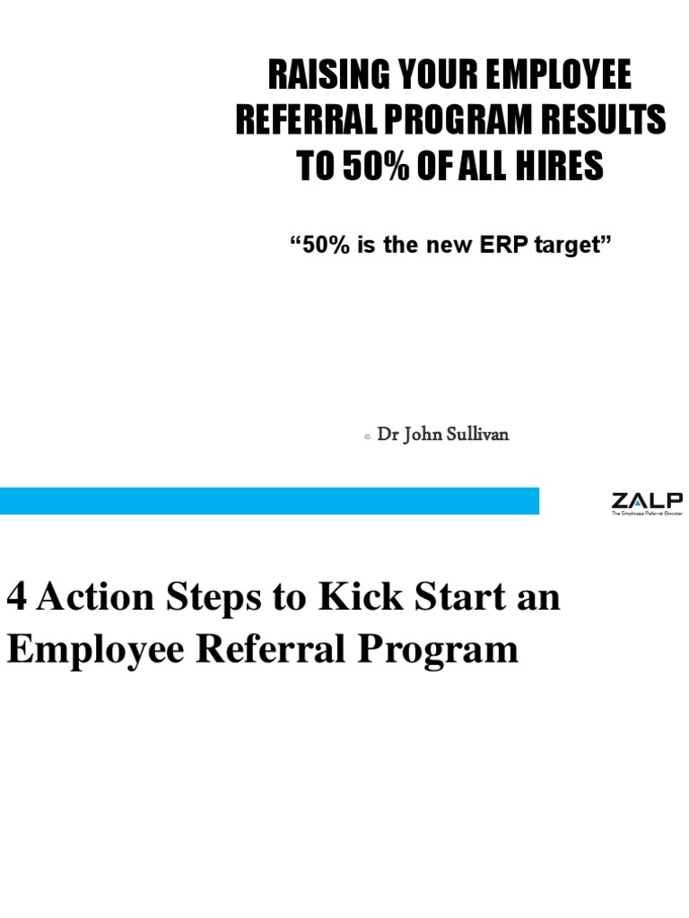 Boost Employee Referral Success to 50% | PDF | Recruitment | Business