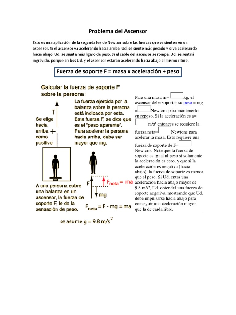 Problema Del Ascensor | PDF