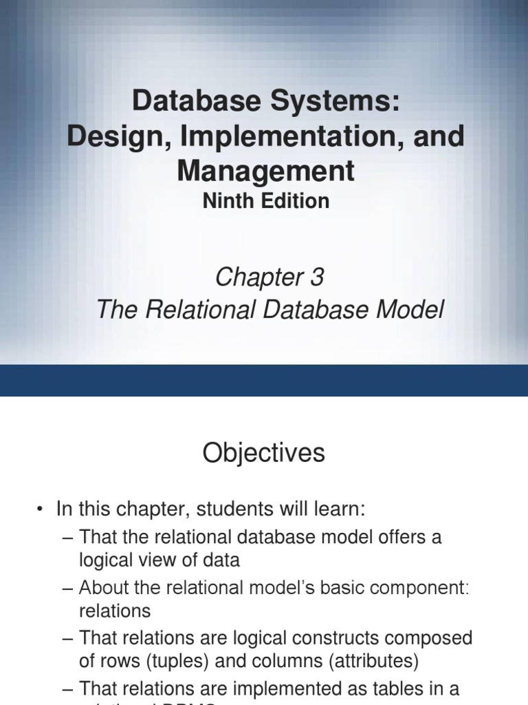 Relational Database Basics | PDF | Relational Database | Relational Model