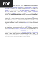 Drug Presentation On Methergine | PDF | Childbirth | Clinical Medicine