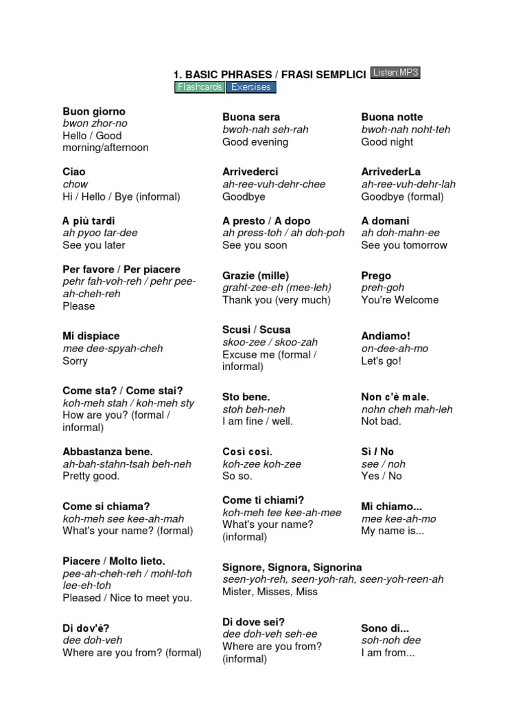 Limba Italiana | PDF | Perfect (Grammar) | Grammatical Gender