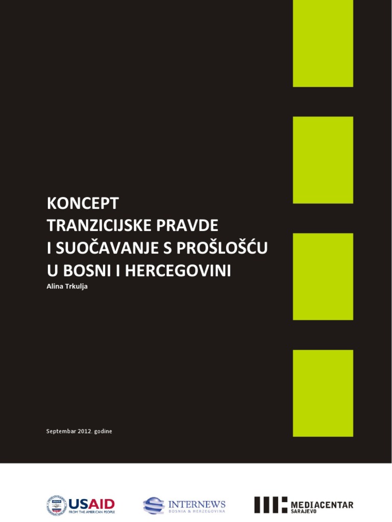Koncept Tranzicijske Pravde - Final | PDF