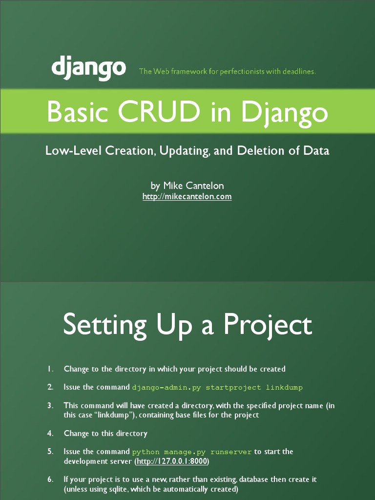 Basic Crud in Django 1192935516587314 4 | PDF | Computing | Software