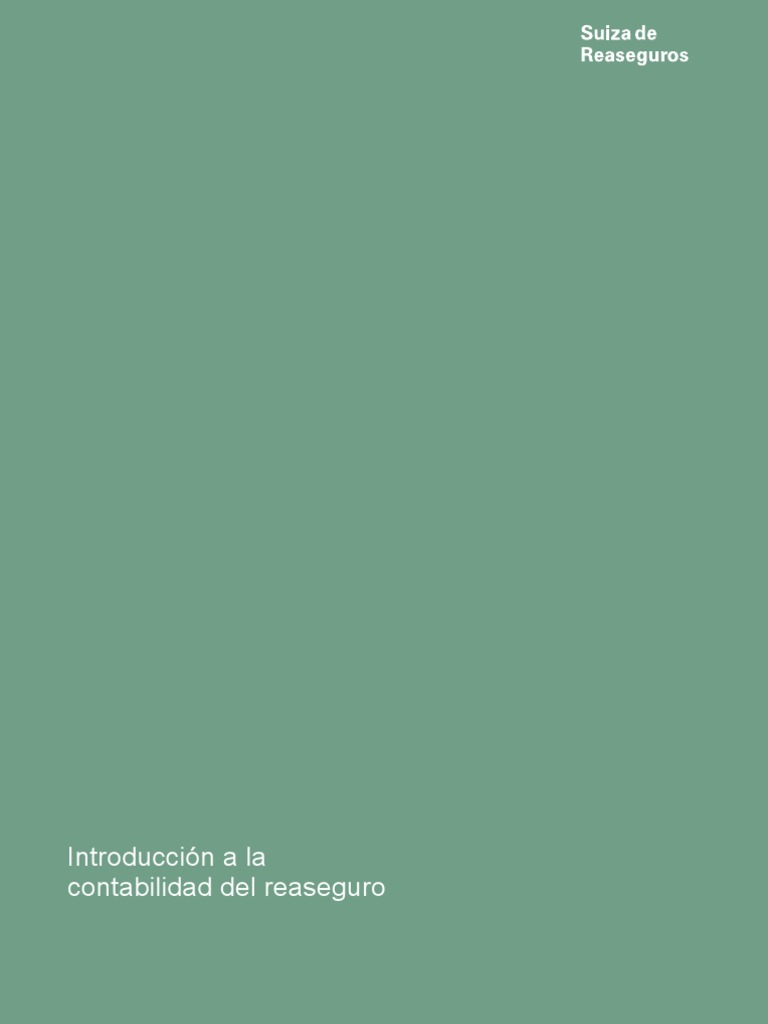 Introduccion A La Contabilidad de Reaseguro | Descargar gratis PDF | Reaseguro | Contabilidad