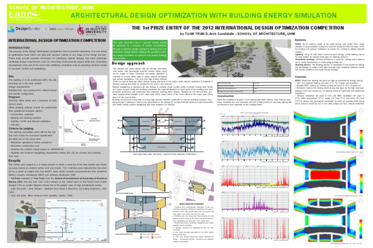 Designbuilder Competition Poster | PDF | Hvac | Ventilation (Architecture)