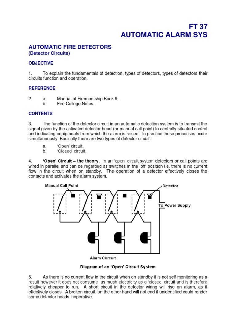 Automatic Alarm System (Detector Circuit) | PDF | Relay | Electronic ...