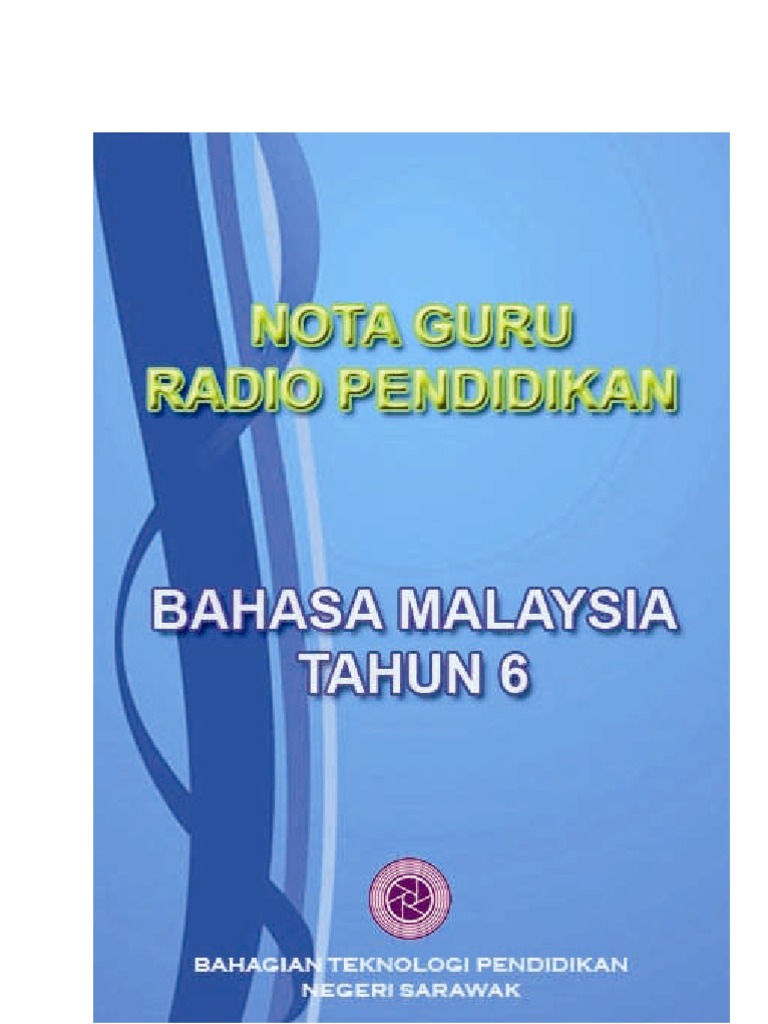 Nota Guru Bahasa Malaysia Tahun 6 | PDF