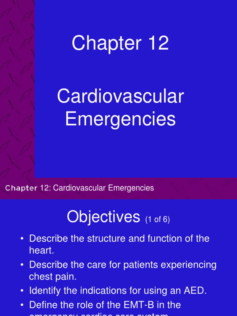 Chapter 12 - Cardiovascular Emergencies | Download Free PDF | Angina ...
