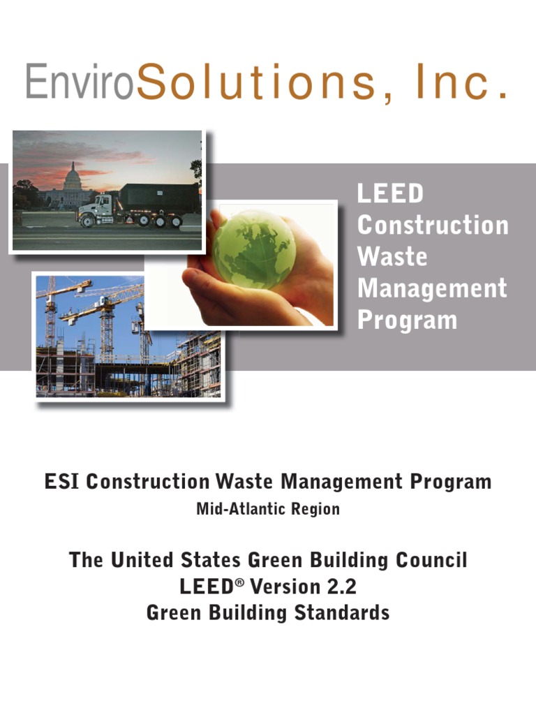LEED-Manual-Waste MGMT Template PDF | PDF | Science & Mathematics ...