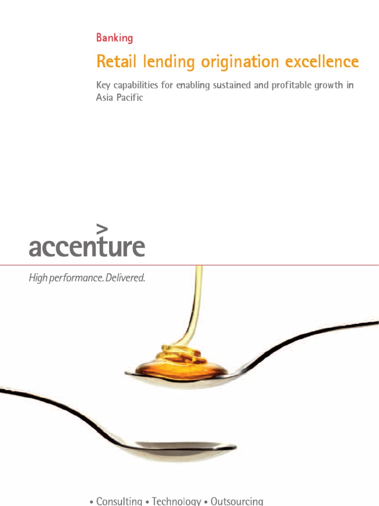 Accenture Banking Retail Lending | PDF | Banks | Loans