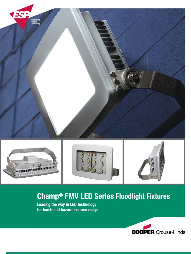 LED Floodlight Brochure | Light Emitting Diode | Lighting