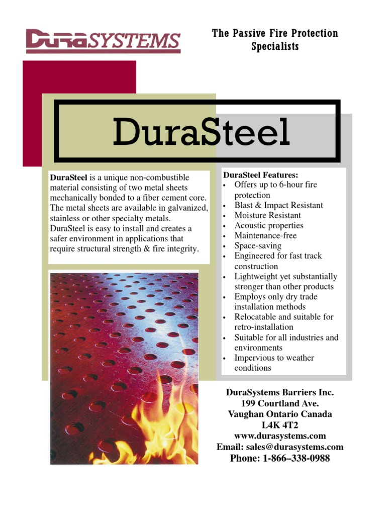 Durasteel PDF | PDF | Sheet Metal | Galvanization
