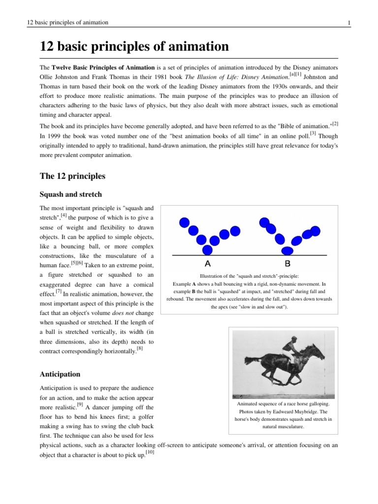 12 Basic Principles of Animation | PDF | Animation