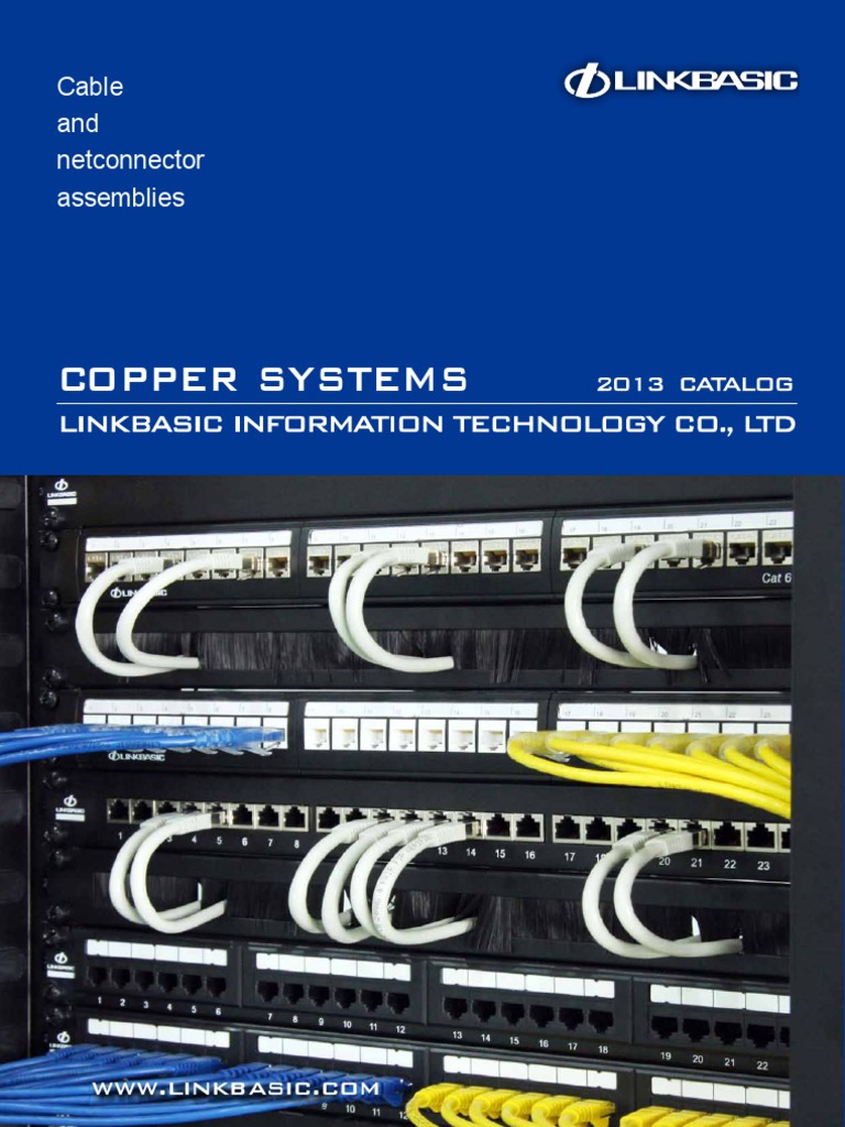 Linkbasic Catalogo Cableado Estructurado 2013 | PDF | Electrical ...