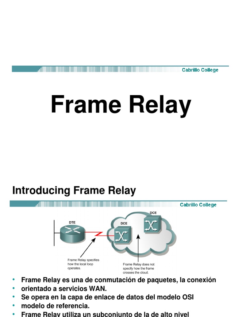Frame Relay | PDF | Topología de la red | Dirección IP