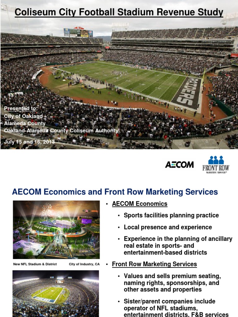 Oakland Raiders Stadium Revenue Analysis | PDF | Oakland Raiders ...
