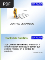 Procedimiento de Control de Cambios | PDF