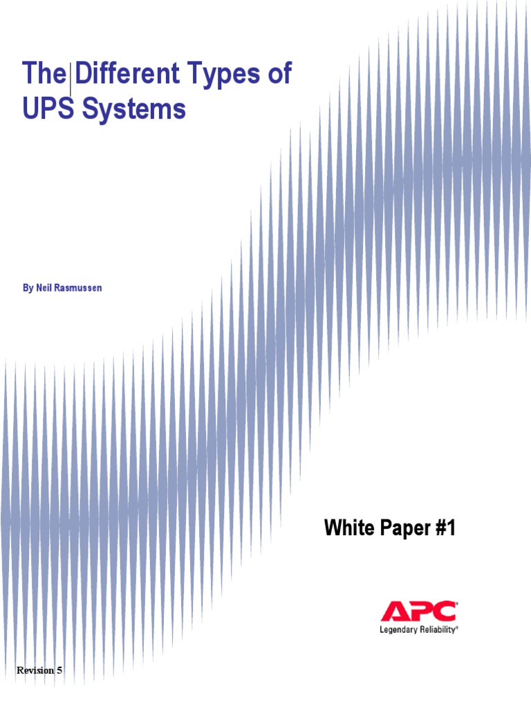 The Different Types of UPS Systems | PDF