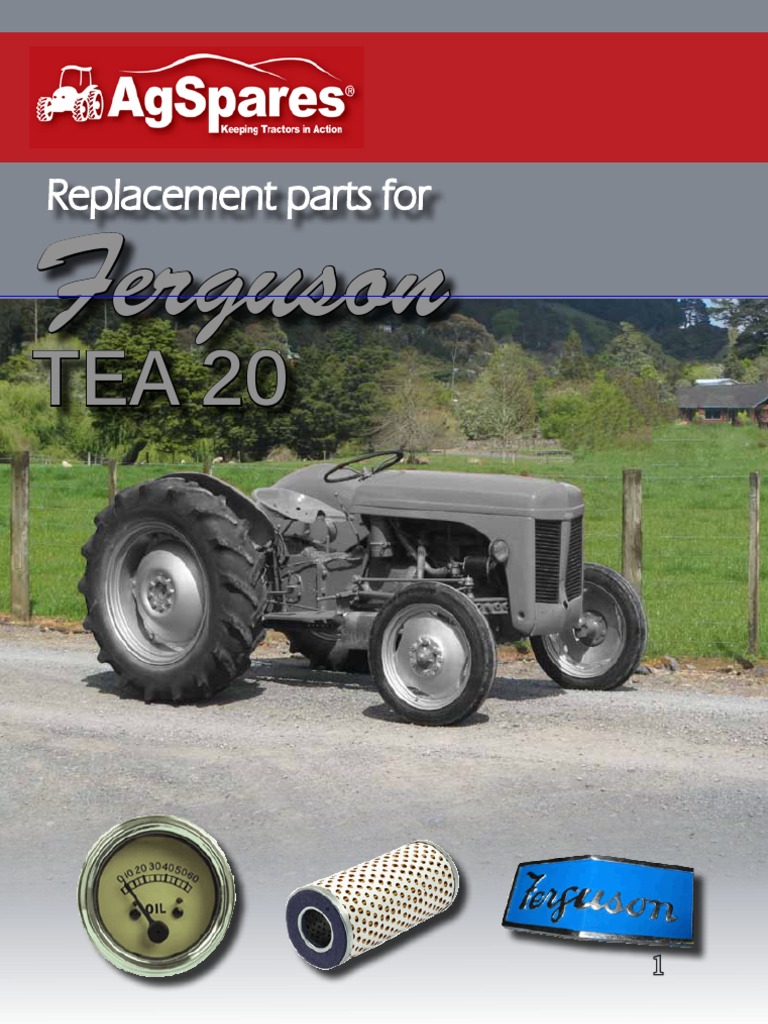 Ferguson TEA 20 Parts Book | PDF