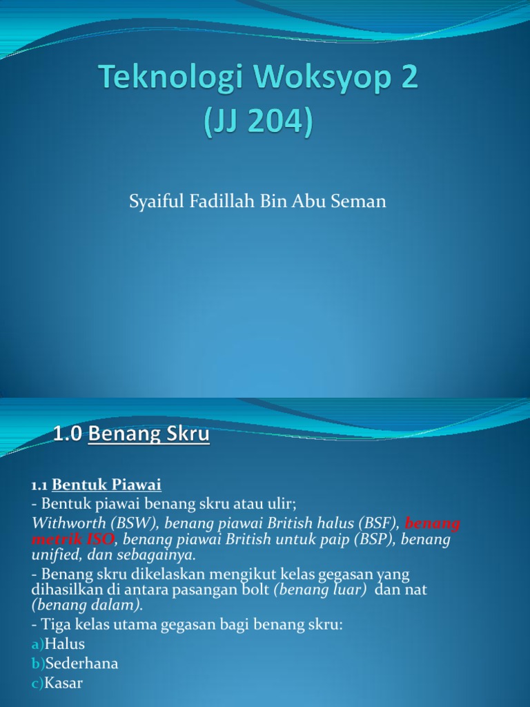 Bebenang Skru | PDF | Griya & Taman