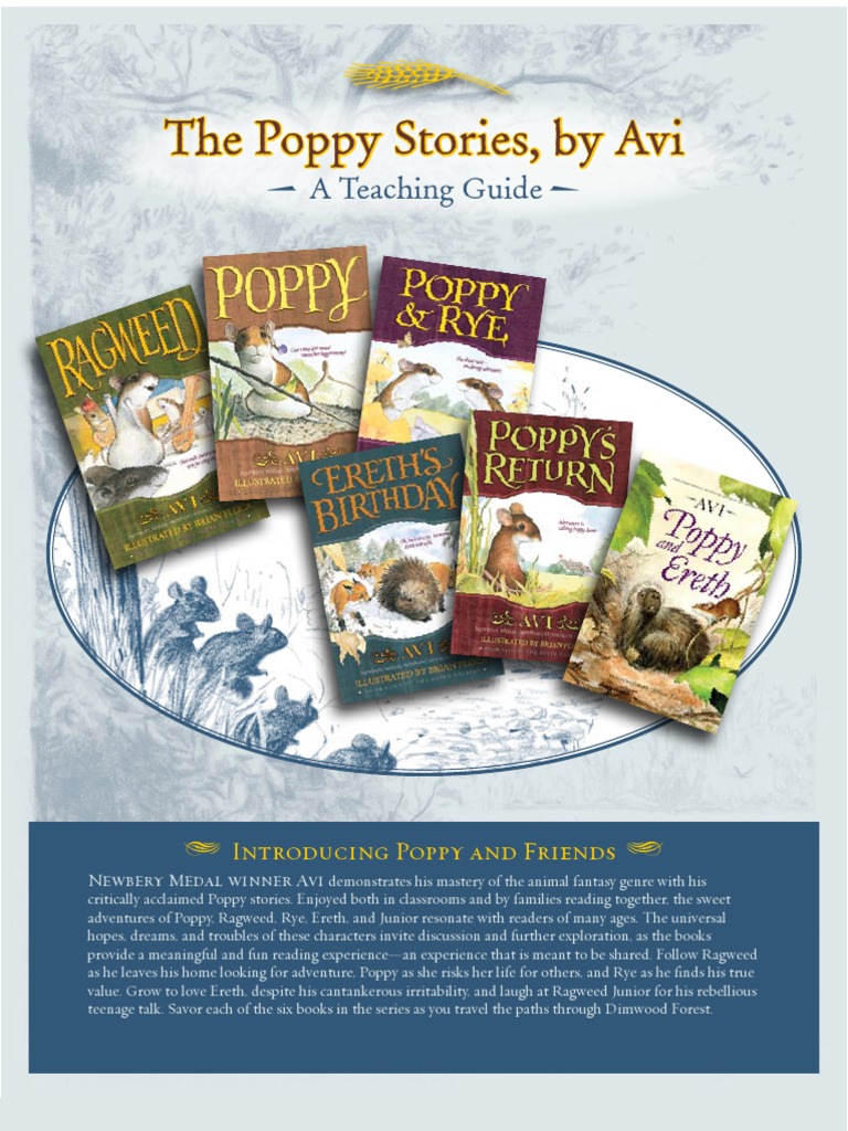 The Poppy Stories, by Avi: A Teaching Guide | PDF | Hero | Friendship