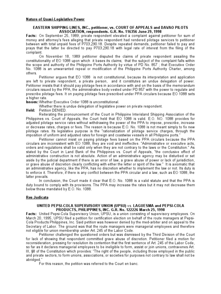 Admin Case Digests | Download Free PDF | Certiorari | Injunction