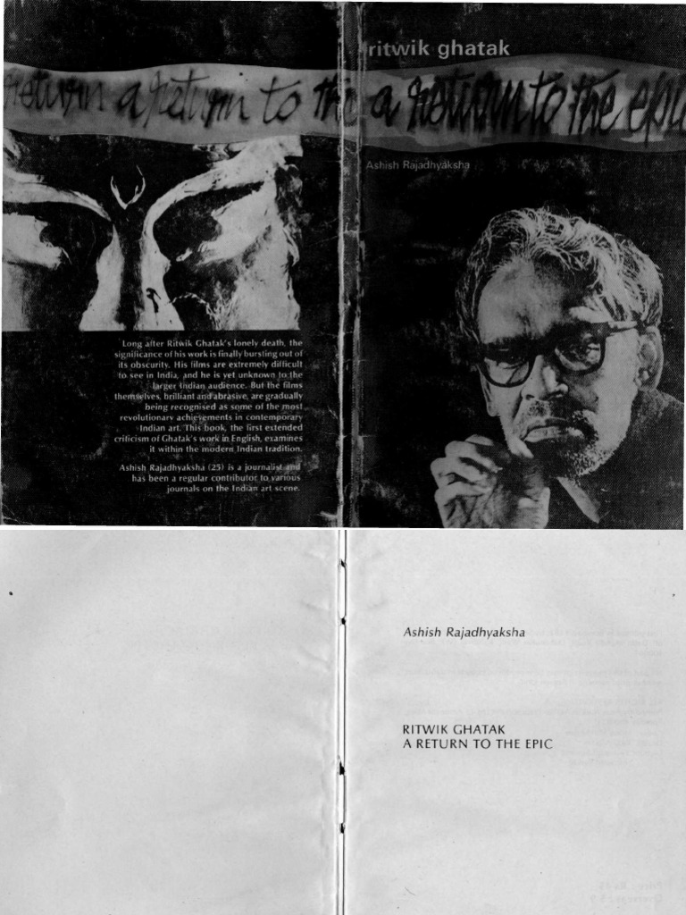 (Ashish Rajadhyaksha) Ritwik Ghatak-A Return To The Epic (Full Book ...