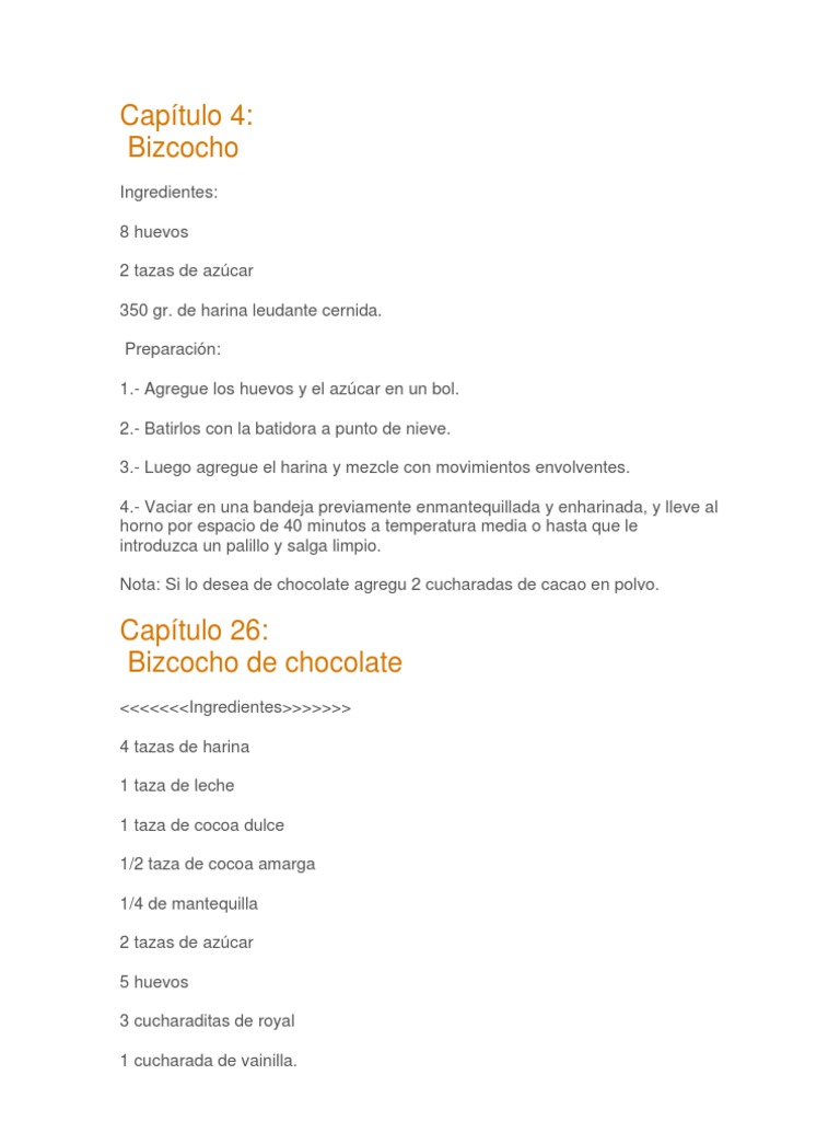 Tortas y Postres | PDF | Postres | Chocolate