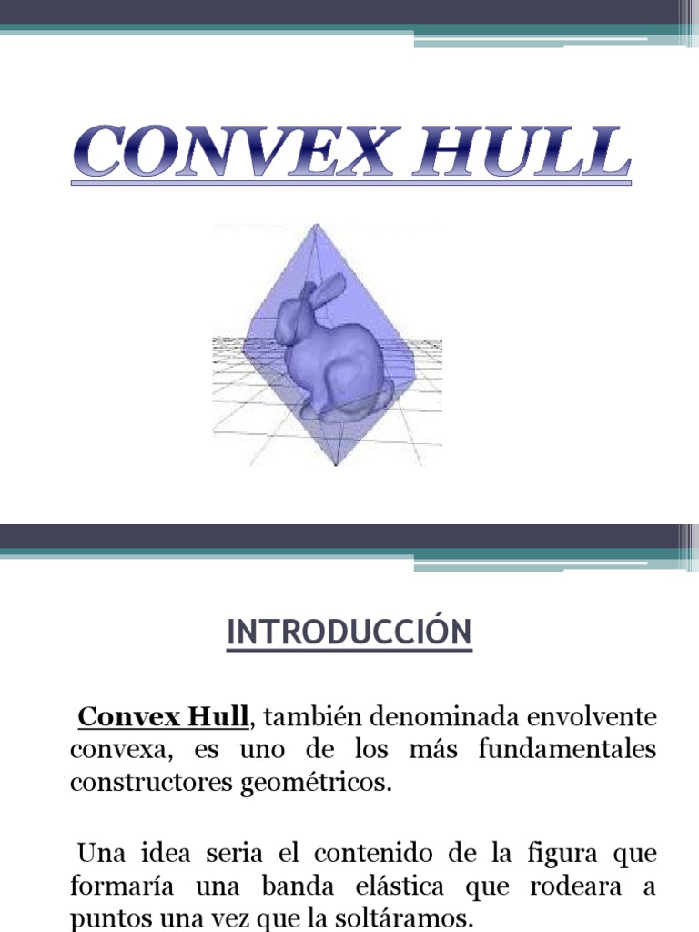 Convex Hull | PDF | Conjunto convexo | Algoritmos