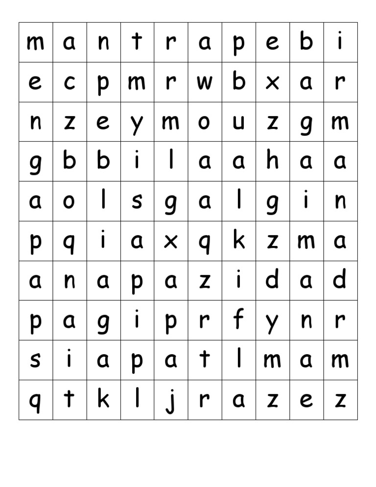 Word Search | PDF