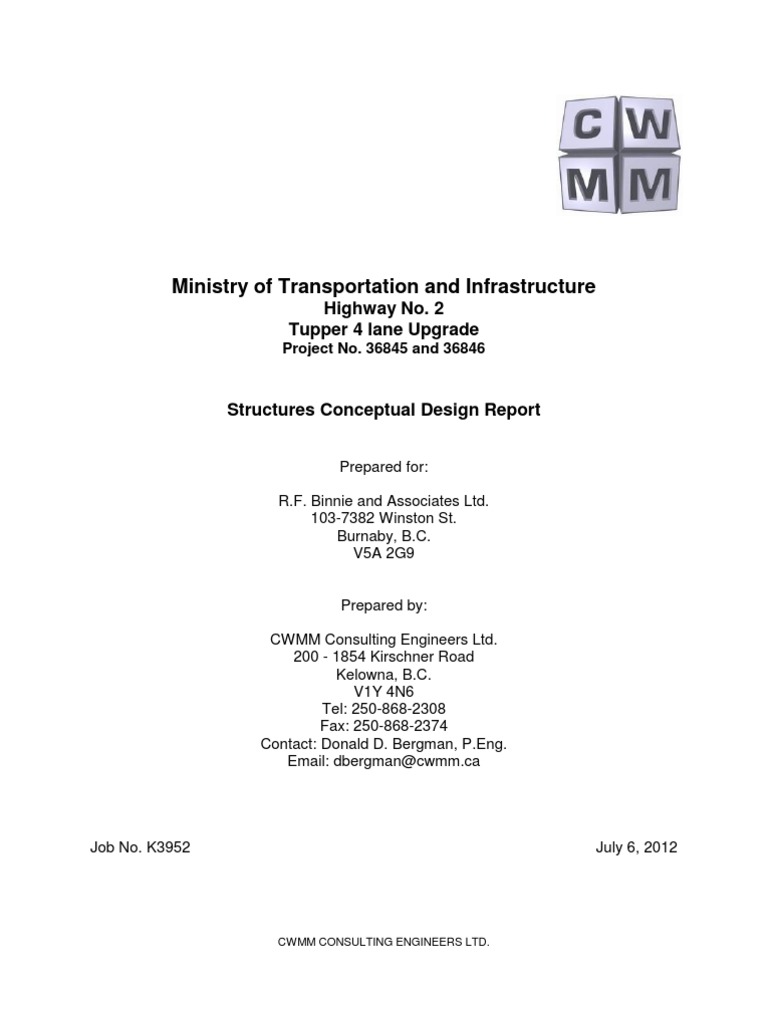 21 Structural Conceptual Design Report | Deep Foundation | Bridge