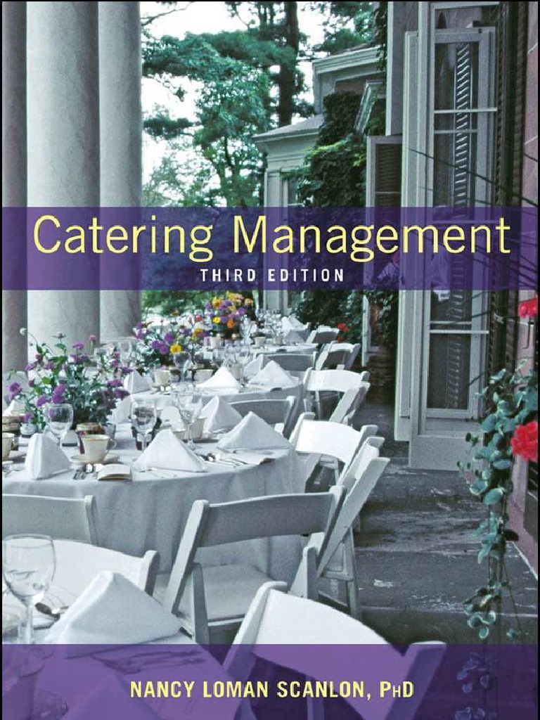 Catering Management, 3rd Edition | PDF | French Cuisine | Menu