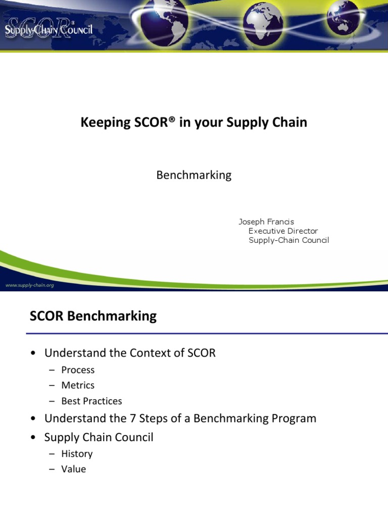 SCOR Benchmarking - Presentation | PDF | Supply Chain | Supply Chain ...