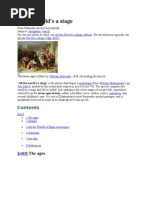 All The World's A Stage by William Shakespeare - Poem Analysis | PDF ...