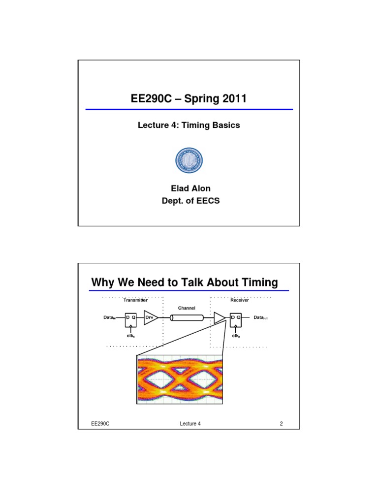 Lecture04 Timing Basics 2up | PDF | Electronic Circuits | Electricity
