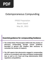 USP FAQs on Nonsterile Compounding | PDF | Purified Water ...