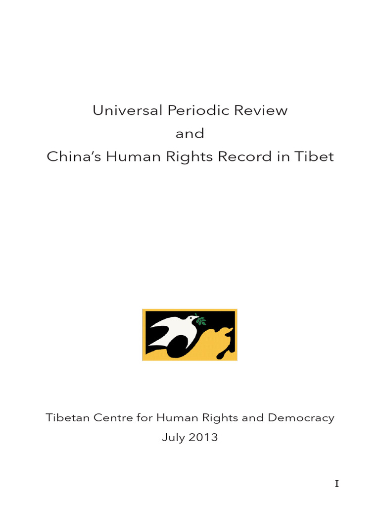 Universal Periodic Review & China's Human Rights Record in Tibet ...