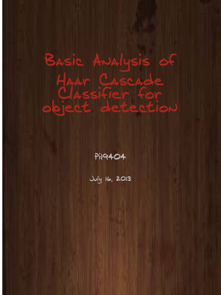 Looking at Rectangular Haar Features Used in Cascade Face Detection ...