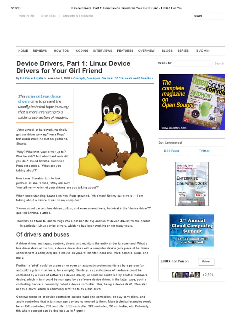 Device Drivers Part 1 | PDF | Device Driver | Kernel (Operating System)