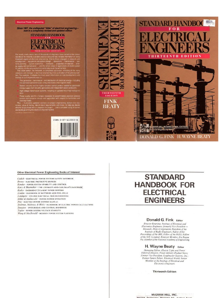 Standard Handbook For Electrical Engineers 13th Ed Some Pages | PDF