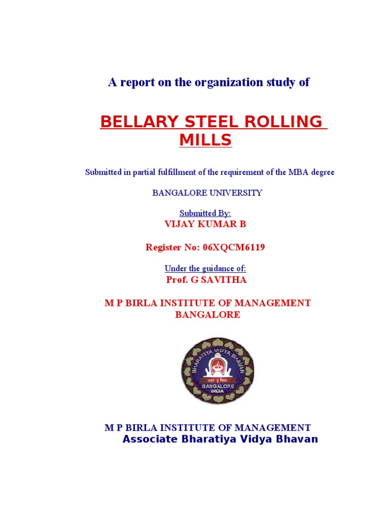 BSRM Final | PDF