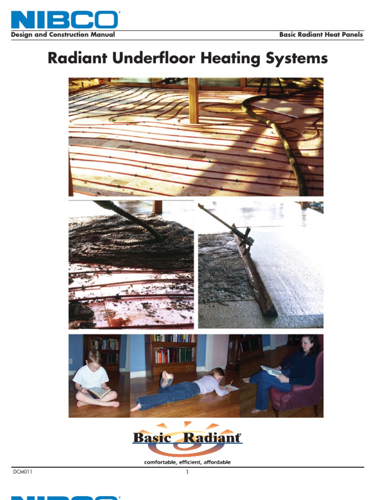 Basic Radiant Design & Construction Manual | PDF | Water Heating ...