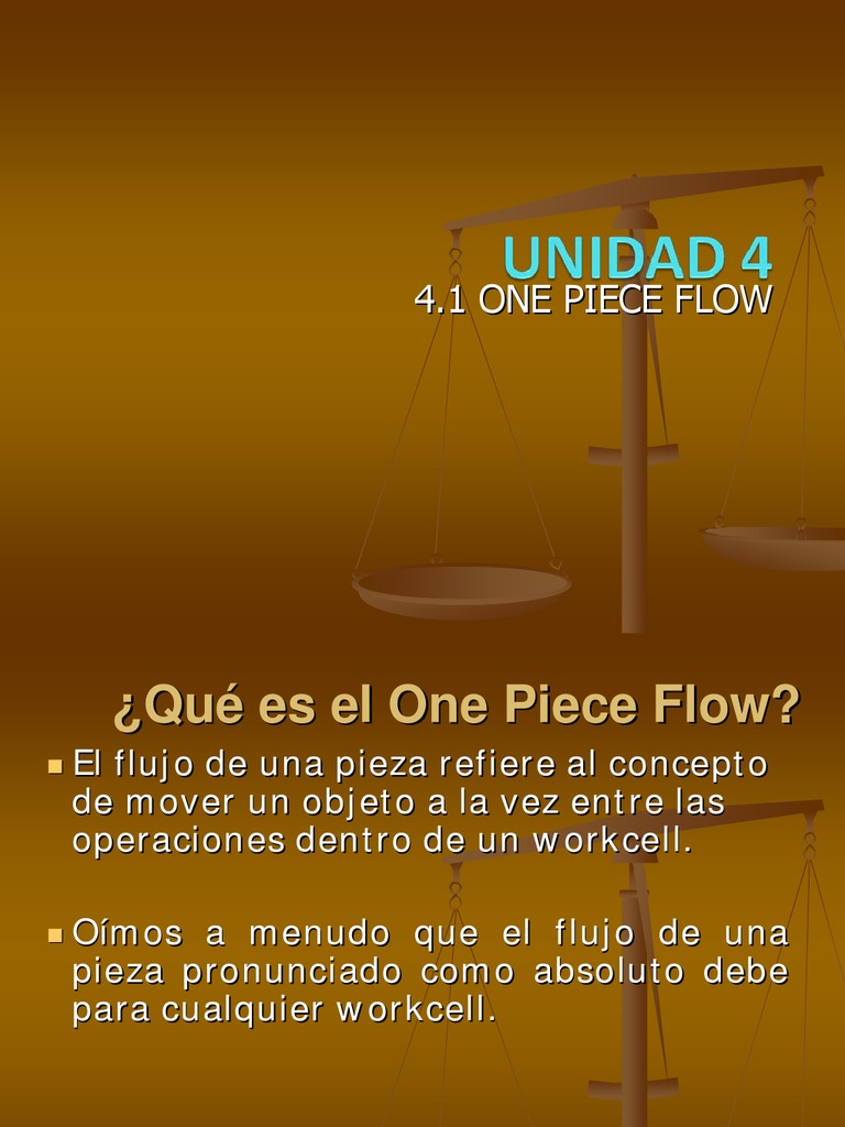 One Piece Flow | PDF | Industrias | Producción y fabricación